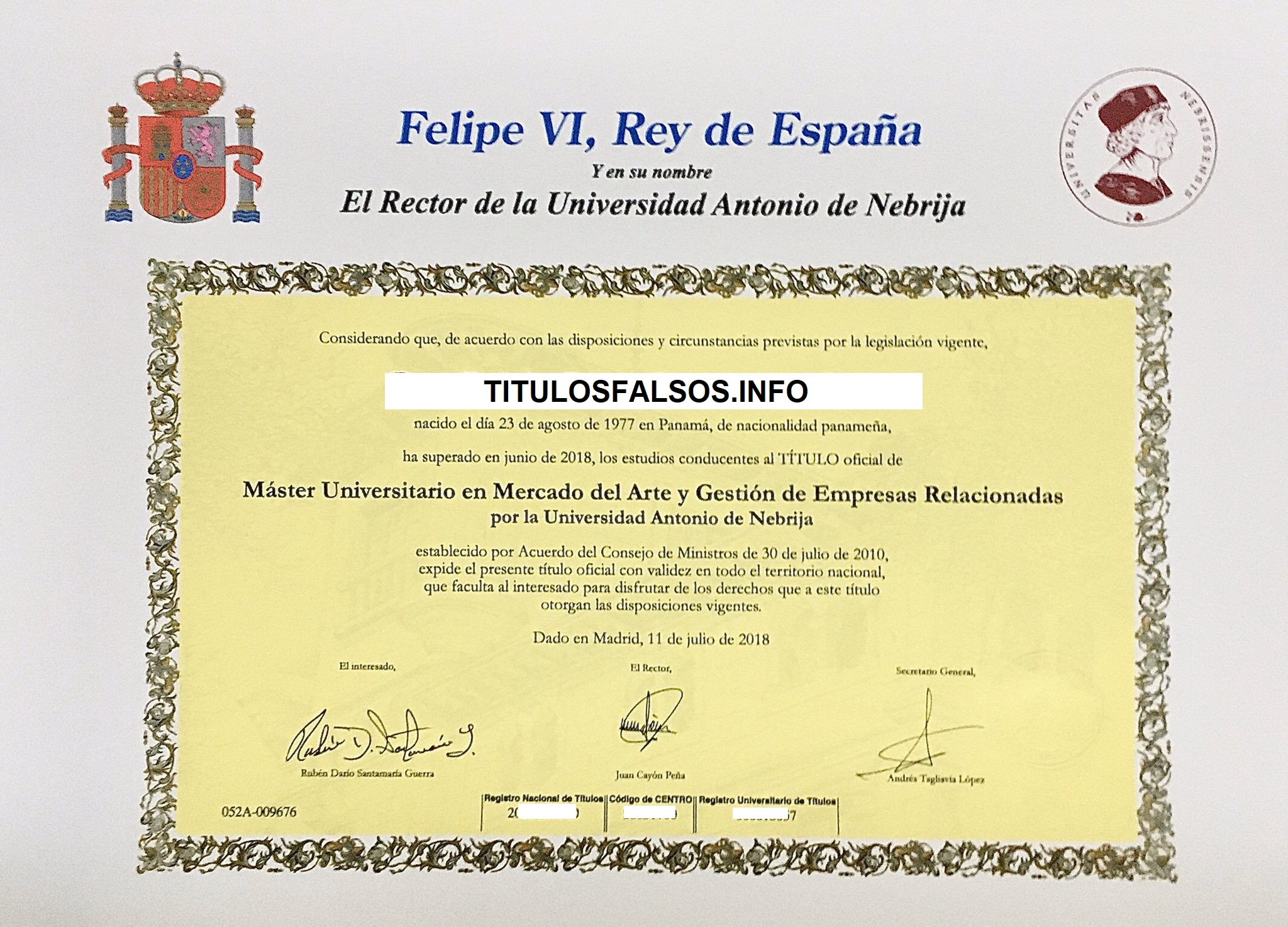 Venta Titulos Universitarios en España