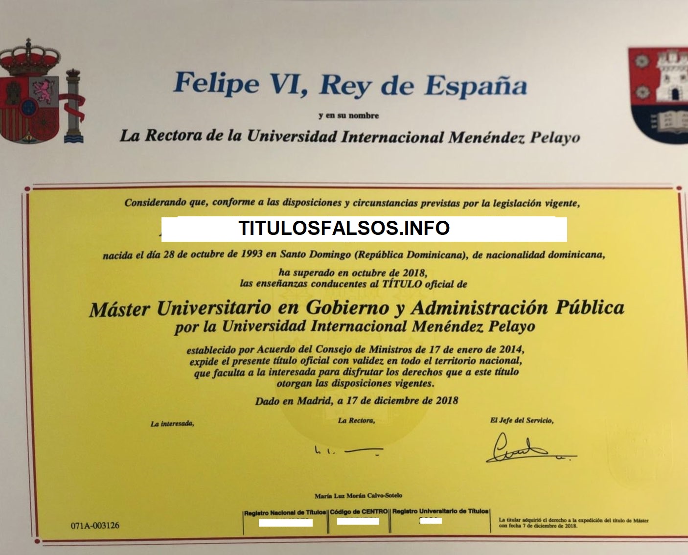 Venta Titulos Universitarios en España